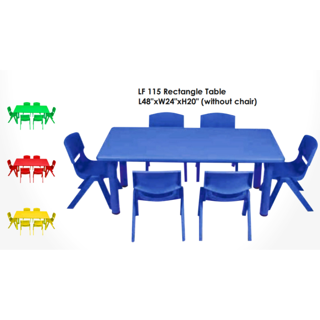 RECTANGLE TABLE(WITHOUT CHAIR) – Schoolneeds